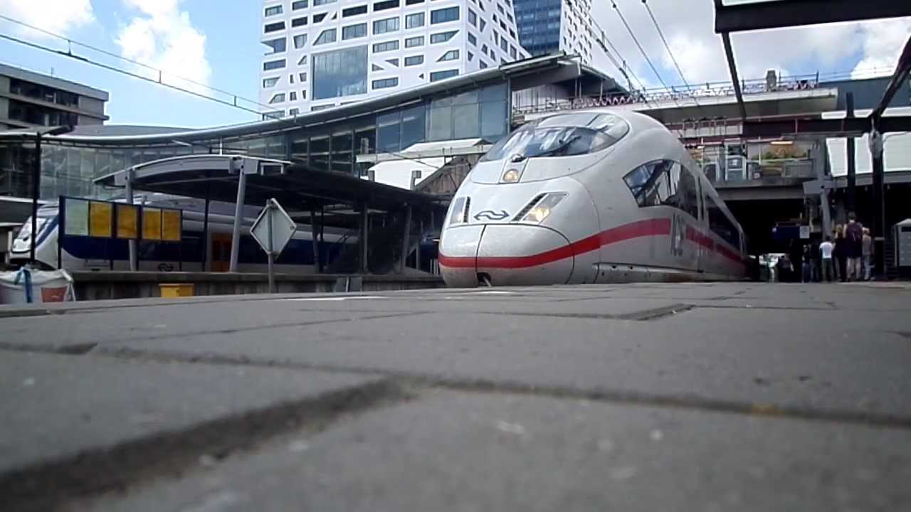 NS ICE3 4653 Vertekt van Utrecht CS - YouTube