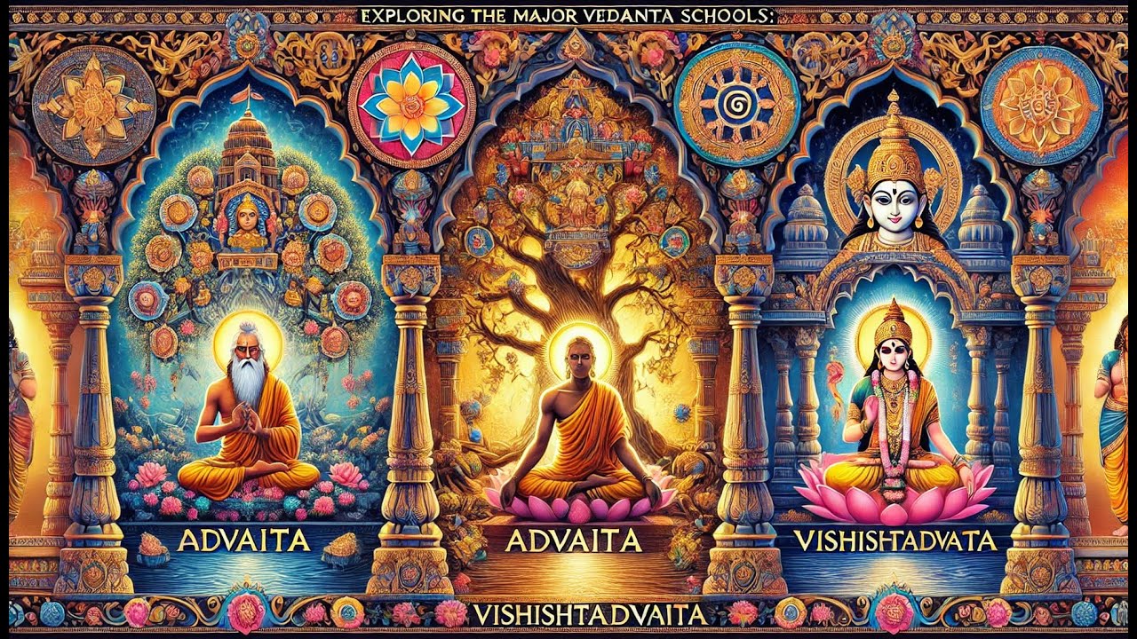 Exploring the Major Vedanta Schools Dvaita, Advaita and Vishishtadvaita ...