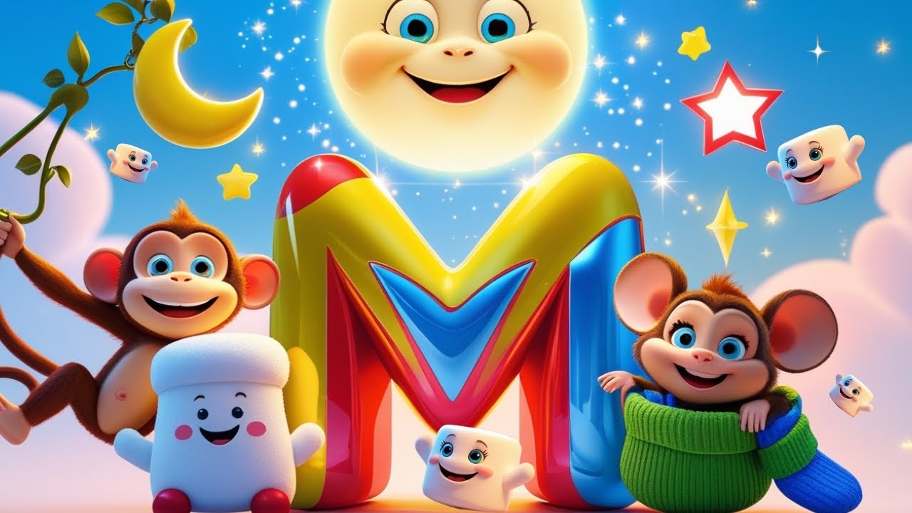 Alphabet M Song for Kids | Learn with Fun! #nurseryrhymes # ...