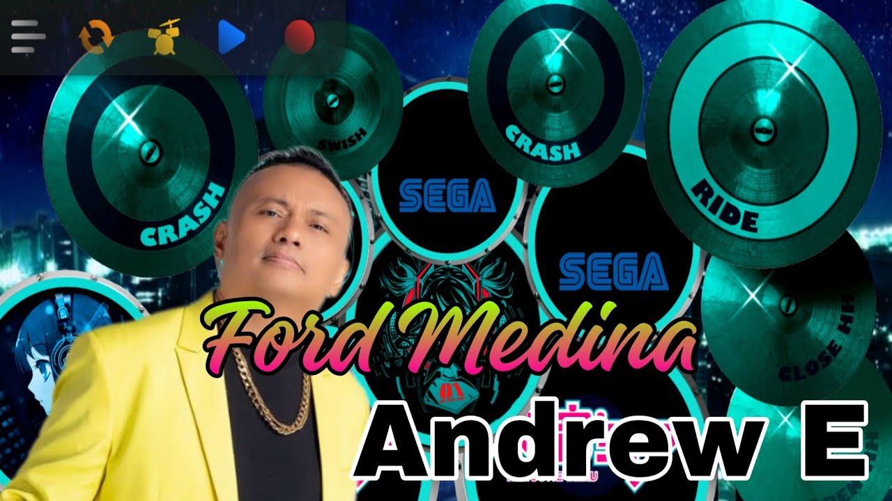 ANDREW E - FORD MEDINA ( REAL DRUMS APP COVERS ) BY - JB.DRUMMER - YouTube