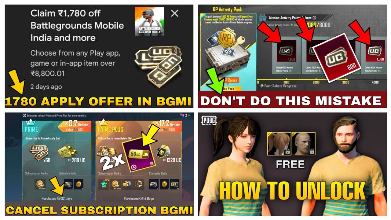 🔴Free 1780rs Offer Claim In Bgmi /Bgmi Free Xsuit Trick Explain /How To ...