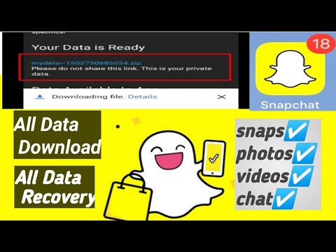 How To Recover Snapchat Data| How To Recover Snapchat Photos, Videos ...