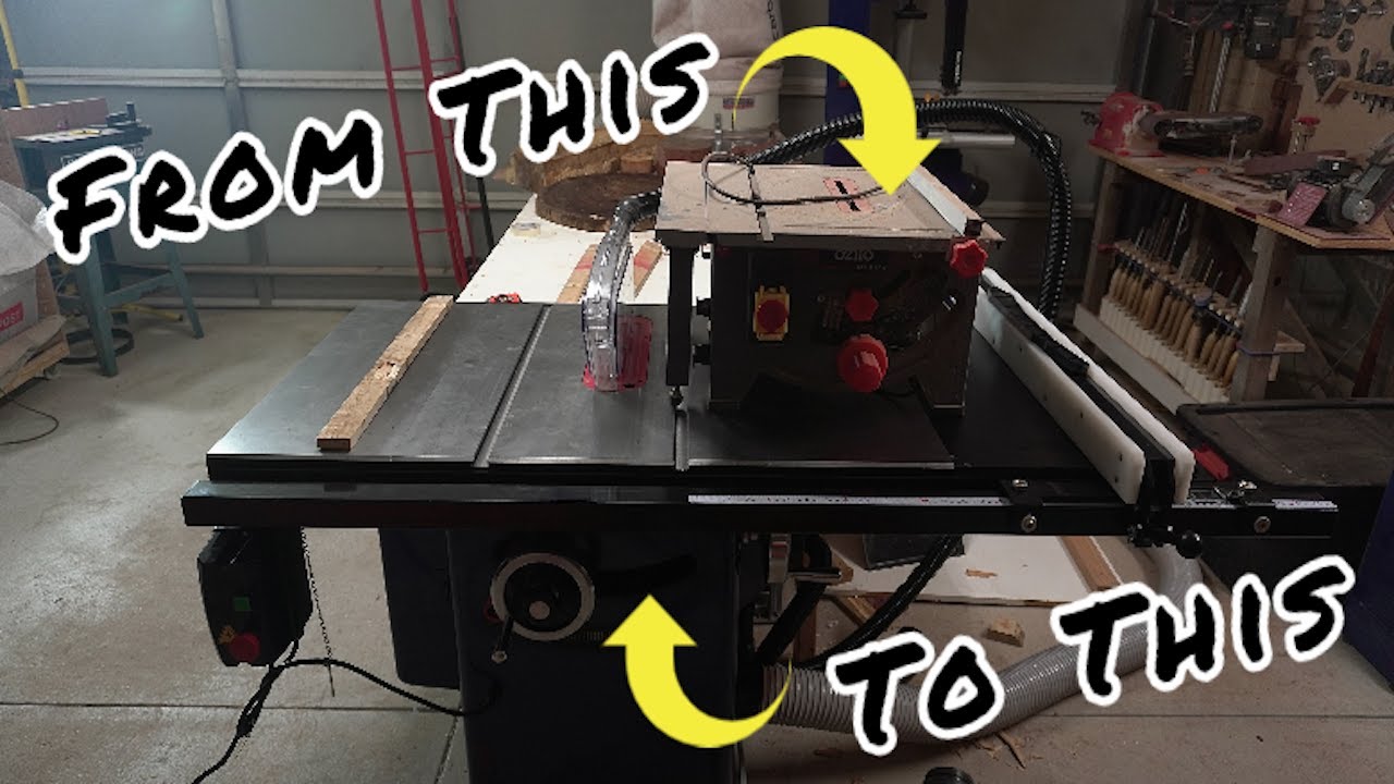 Upgrading My Table Saw || Unboxing and Assembling the Carbatec TS-C250P ...