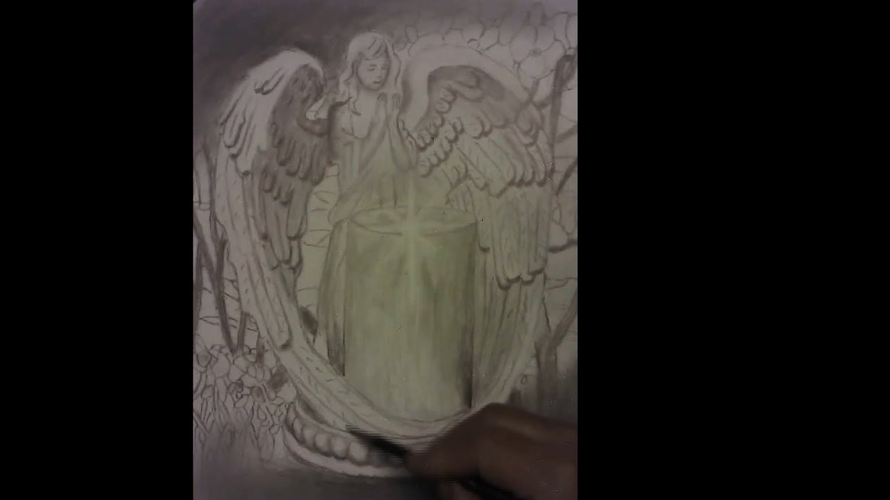 Camera Lucida Drawing of a Light Painted Angle. - YouTube