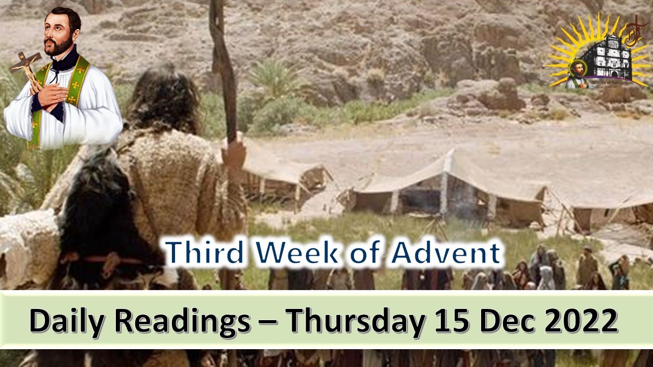 Daily Readings 3rd Week of Advent - Thursday - 15 Dec 2022 - YouTube