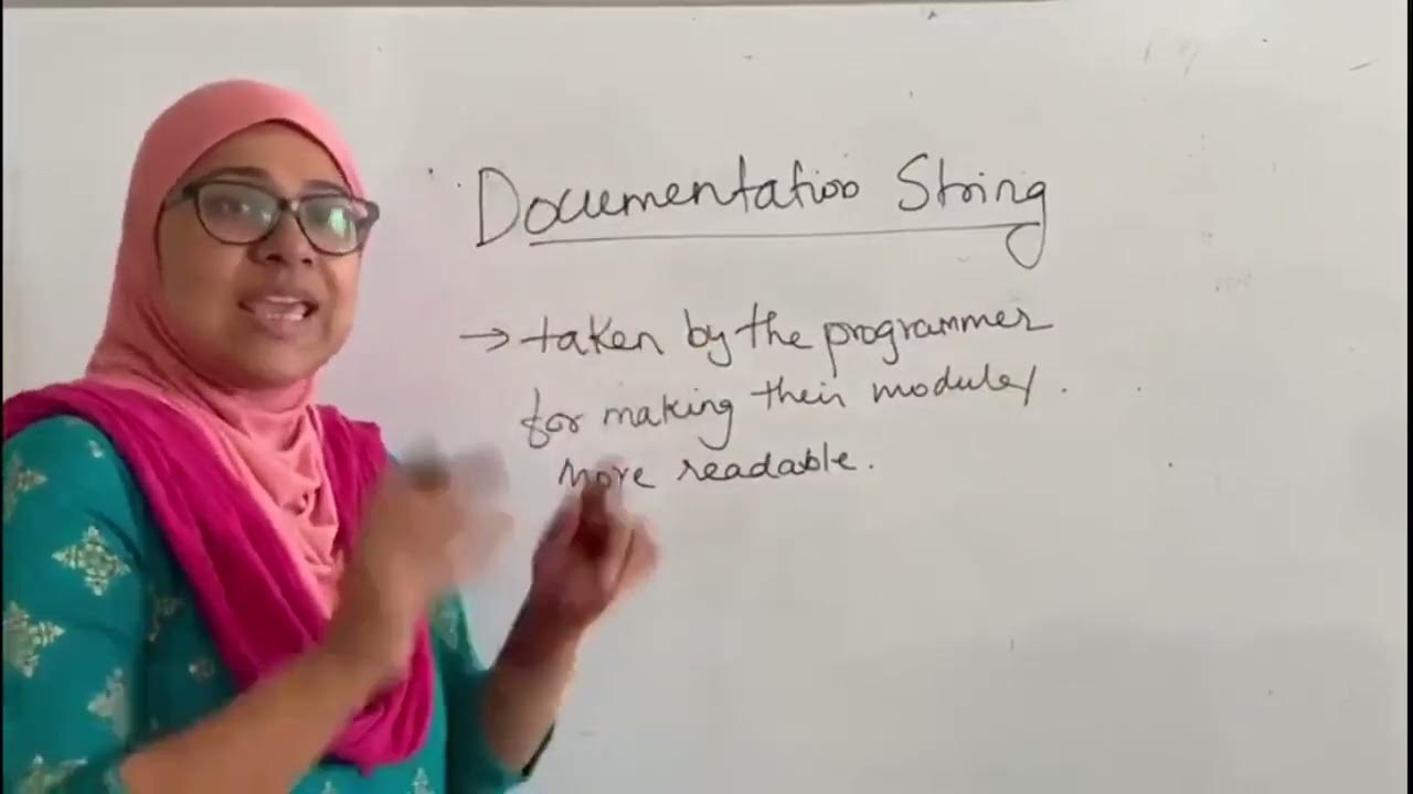 3.6. Documentation Strings||Doc Strings||Functions||Python Basics - YouTube
