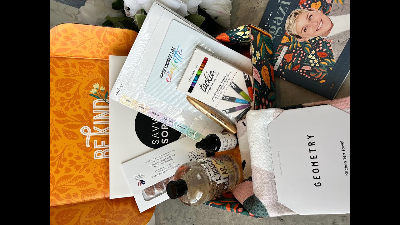 Unbox the Fall Be Kind by Ellen Box #SHORTS - YouTube