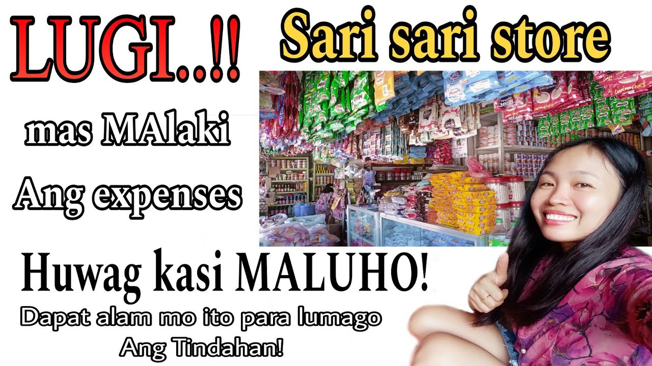 PAANO E-MANAGE ANG KITA NG TINDAHAN || SARI-SARI STORE BUSINESS TIPS - YouTube