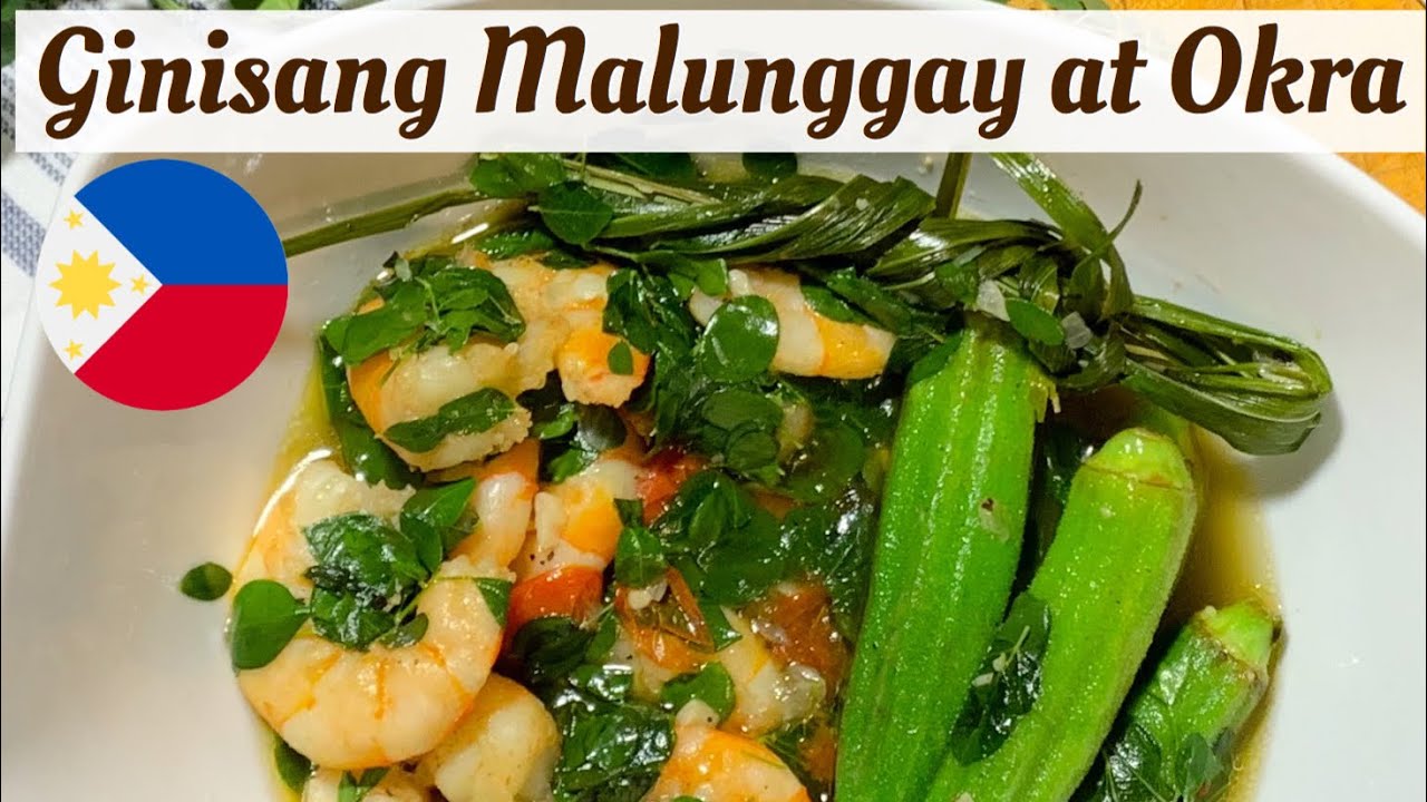 Malunggay Moringa Soup with Okra and Shrimp - YouTube