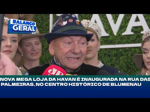 Nova mega loja da Havan é inaugurada na Rua das Palmeiras, no Centro Histórico de Blumenau