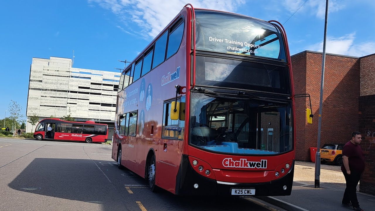 *New Bus* K25 CWL Departing Sittingbourne Bus Hub on 334 to Sheerness ...
