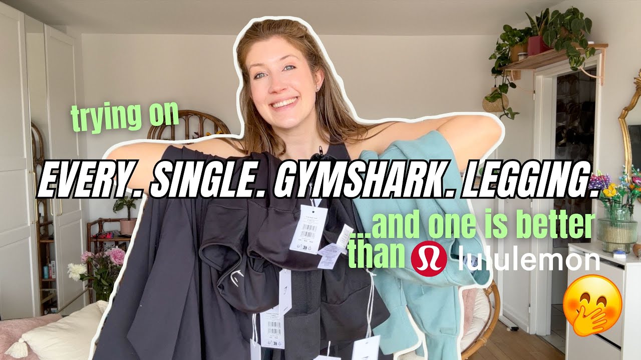 GYMSHARK TRY ON HAUL | trying on every single legging - YouTube