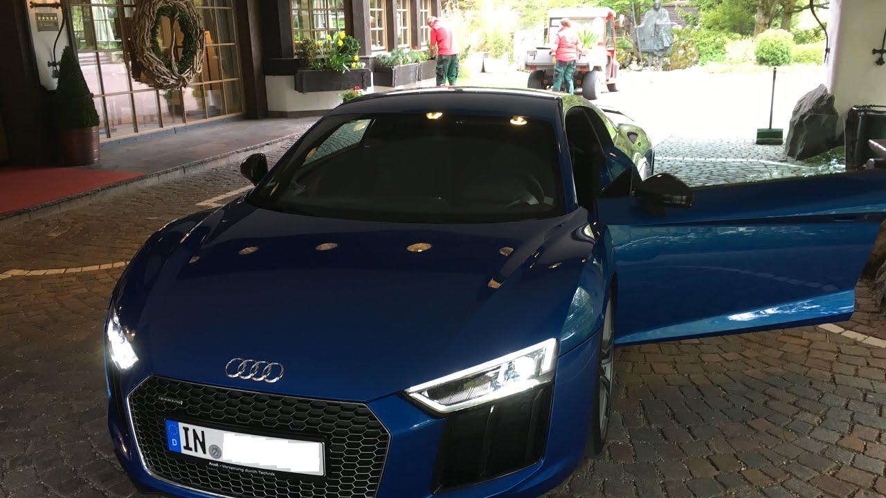 Audi R8 V10 Plus 322 km/h POV Racestart - Autobahn - Speedrun Speed ...