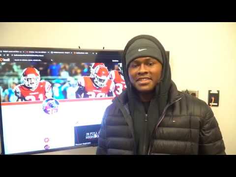 Fishers High School Linebacker Geoffrey Brown Interviewed by Ben Goins ...