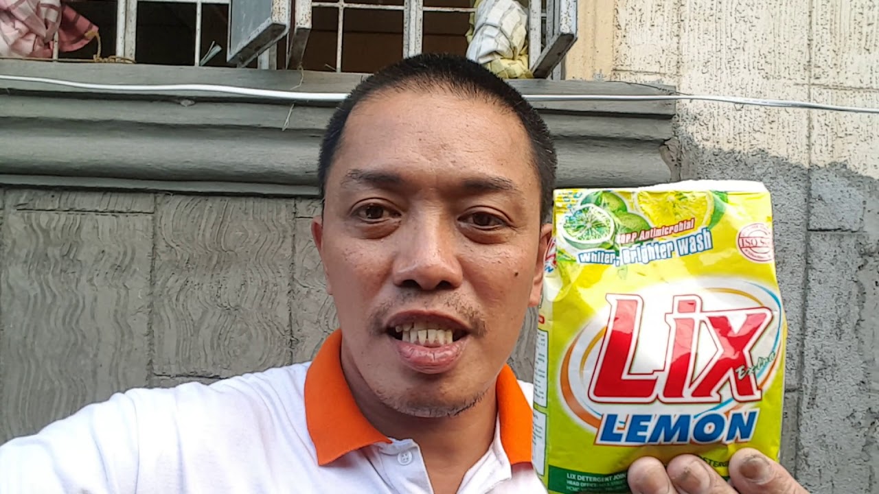 commercial model of Lix Extra Lemon Detergent Powder ang pambansang ...