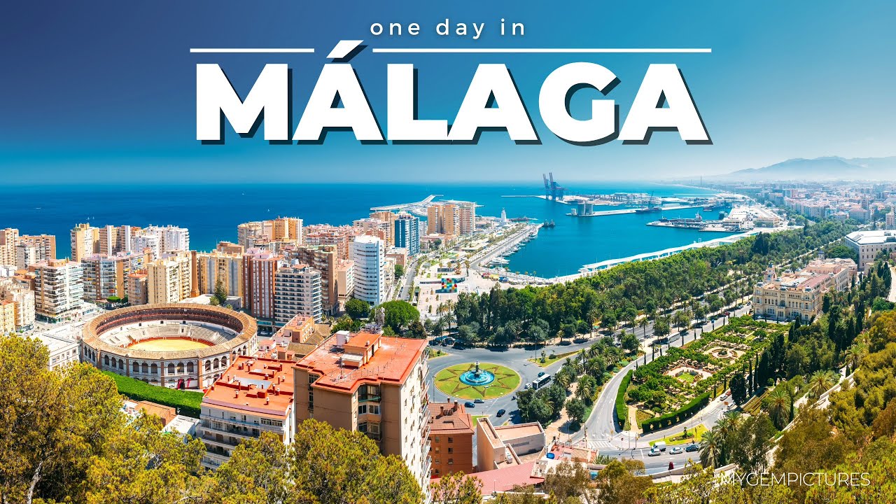 ONE DAY IN MALAGA (SPAIN) | 4K | Ciudad del paraiso (the paradise city ...