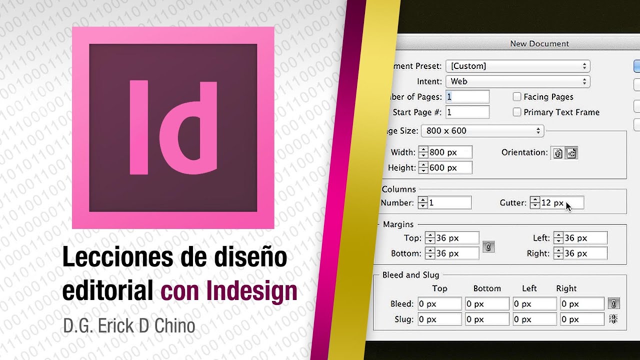 Adobe InDesign - Creando un documento nuevo - YouTube