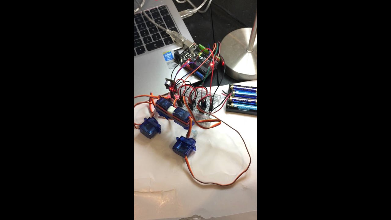 Arduino Bidepal Robot Legs - YouTube