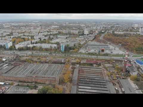 Завод Тарасова с высоты птичьего полёта / Промышленный район / октябрь 2022 / город Самара / Russia