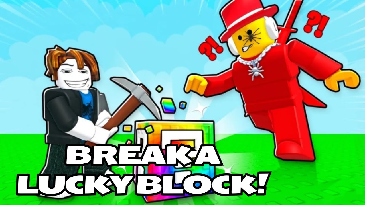 Break a Lucky Block Roblox – INSANE LUCK! Noob to Pro Challenge! - YouTube