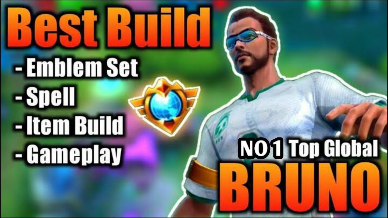 NO 1 GLOBAL BRUNO + BUILD ITEM 1 HIT 1 KILL | GAME PLAY TOP GLOBAL ...