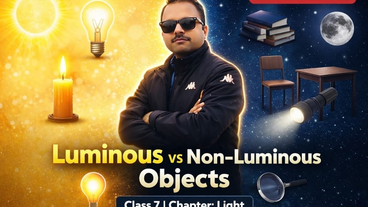 Luminous and Non-luminous objects - YouTube