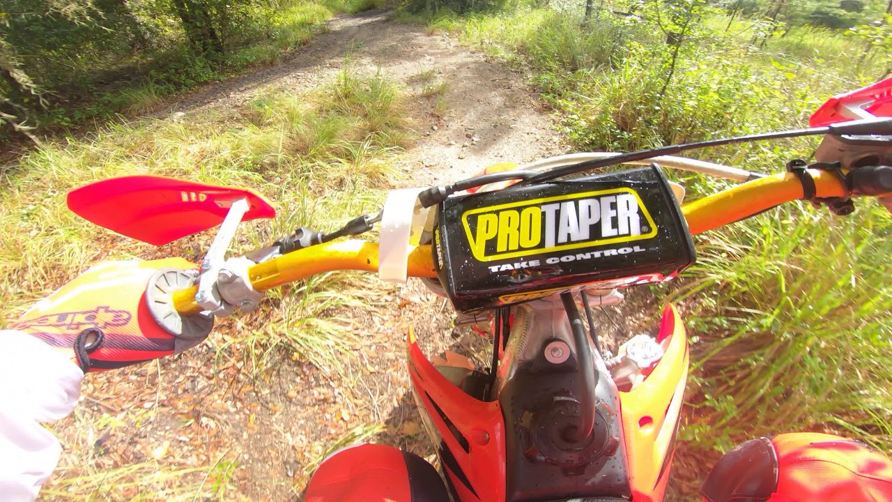 Trail riding at Croom. - YouTube