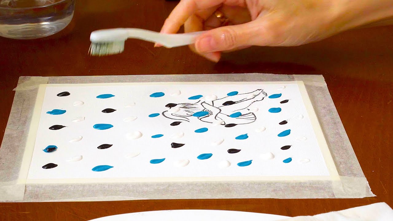Child labor. Step-by-step video tutorial on drawing with acrylic paints ...