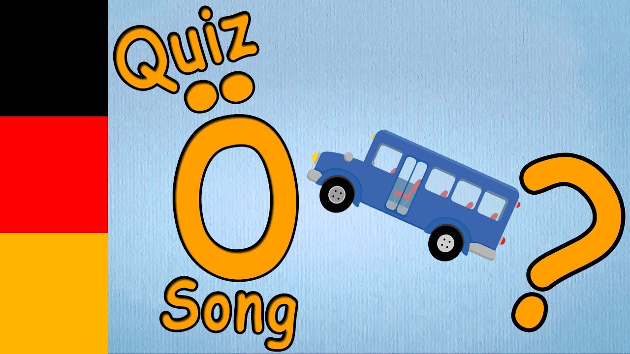 Letter song - ABC "Ö" Quiz - learn german - YouTube