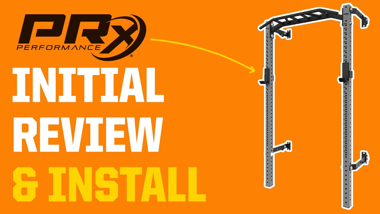 PRx Profile Pro Squat Rack with Pull-Up Bar INSTALL & INITIAL REVIEW ...