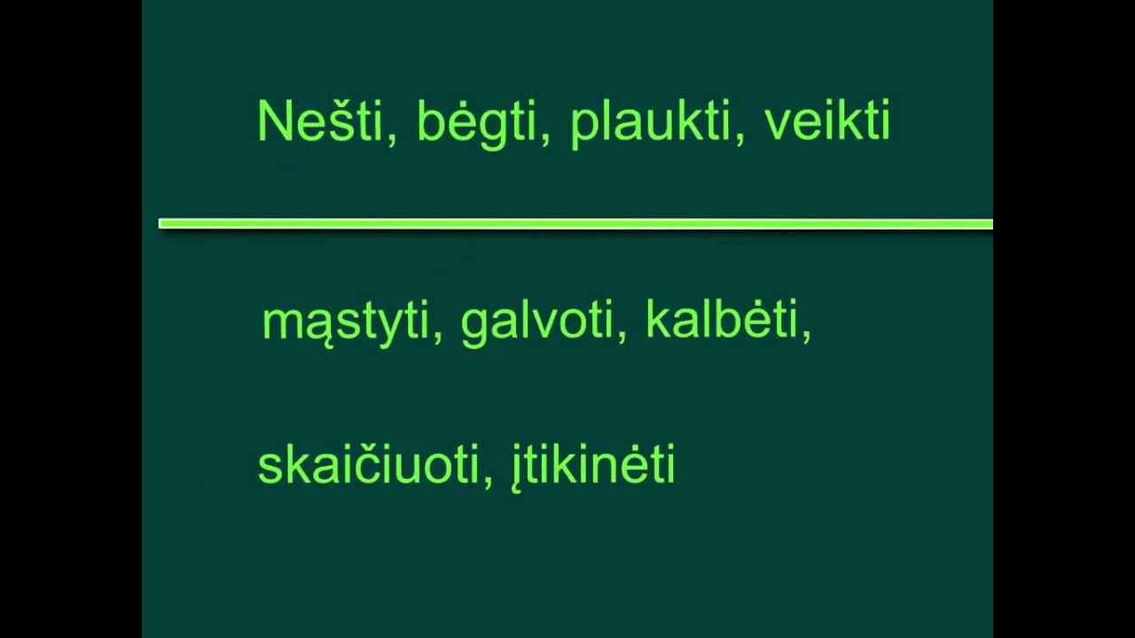 Bendraties priesagos kirčiavimas (6) - YouTube