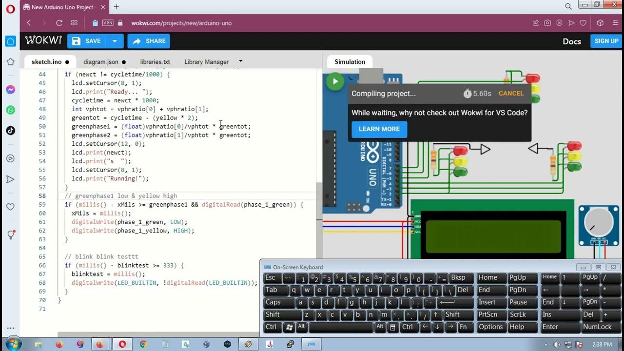 Arduino Traffic Light 3 Way Intersection Part 3.1: 3 Phase Millis() Without Delay Without Flags ...