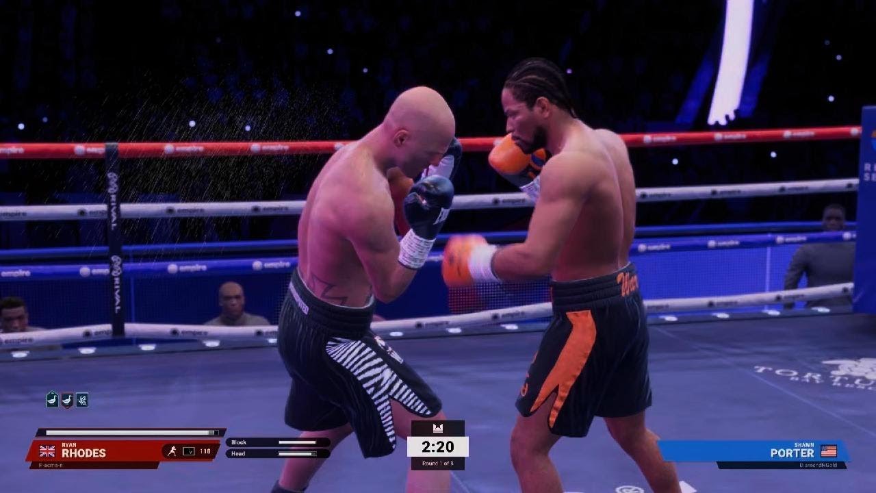 Undisputed Boxing Ryan Rhodes VS Shawn Porter Multiplayer Gameplay ...