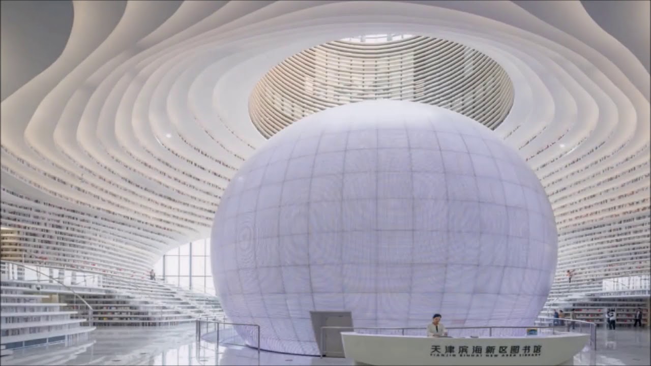 China Opens World’s Coolest Library - Architecture Story - YouTube