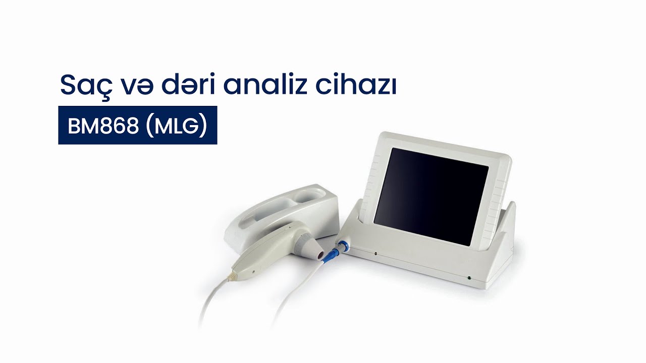 Saç Dəri Analizi Cihazı - BM868 (MLG) | inex-medical.az - YouTube
