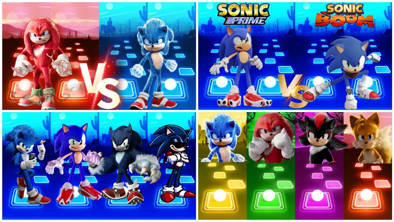 All Character Megamix | Knuckles - Sonic - Sonic Prime - Shadow - Tails ...