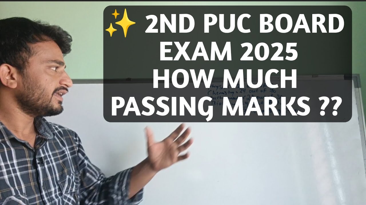 2nd PUC Board Exams 2025 HOW MUCH PASSING MARKS ? | PASSING MARKS ...
