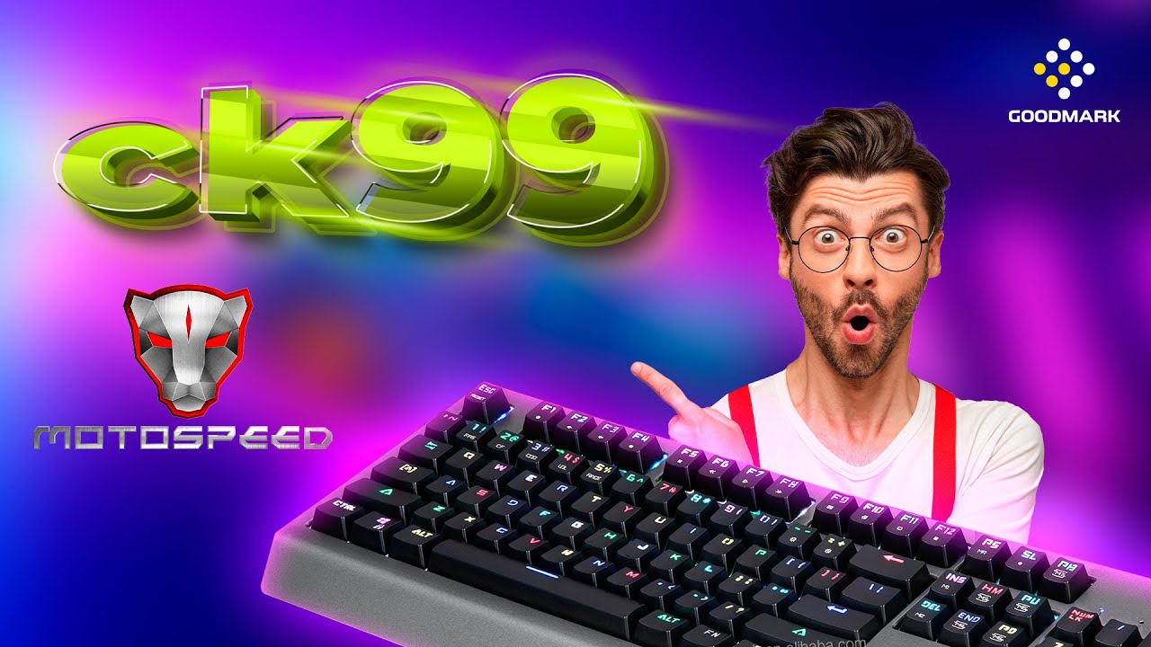 motospeed ck99 обзор / motospeed ck99 abzo'r Klavitura - YouTube