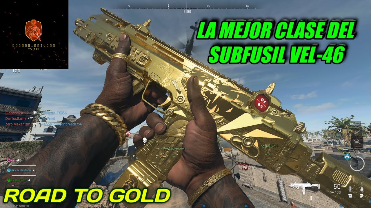 MEJOR CLASE DEL SUBFUSIL VEL-46 | MULTIJUGADOR | ROAD TO GOLD | MW2 ...