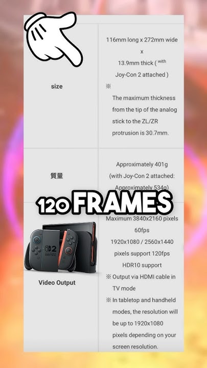 Switch 2 4K AND 120 FRAMES PER SECOND - YouTube