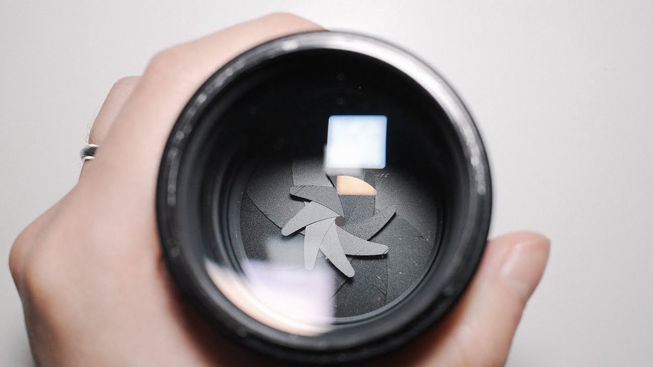 Canon New FD Mount Lens Aperture Check (FD 100mm f2) - YouTube