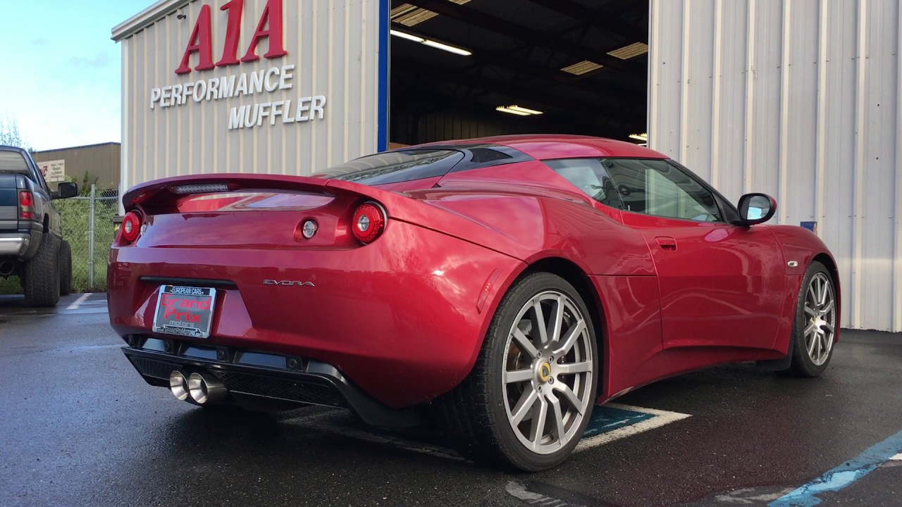 2010 Lotus Evora Custom Exhaust System! - YouTube