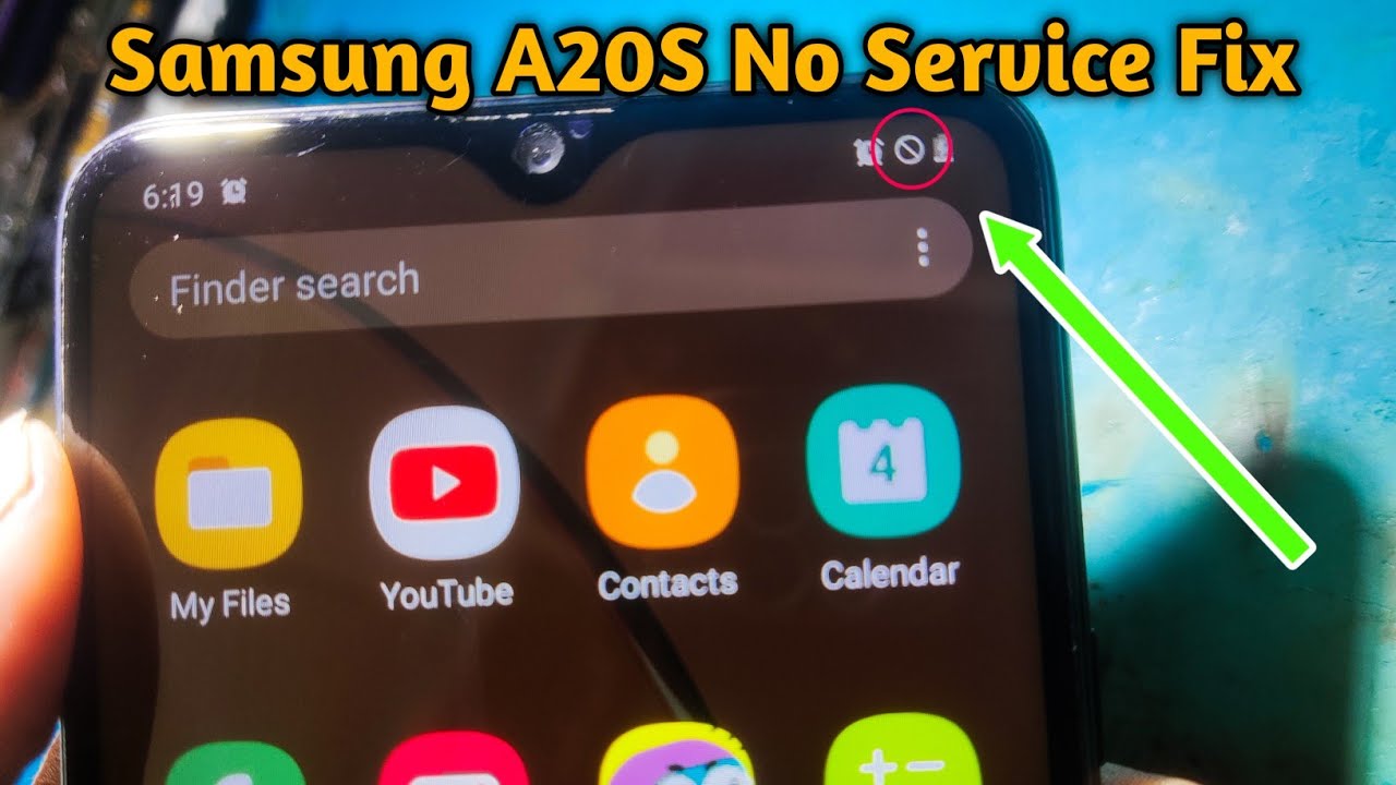 Samsung A20S No Service problem fix || Samsung A20s Network problem ...