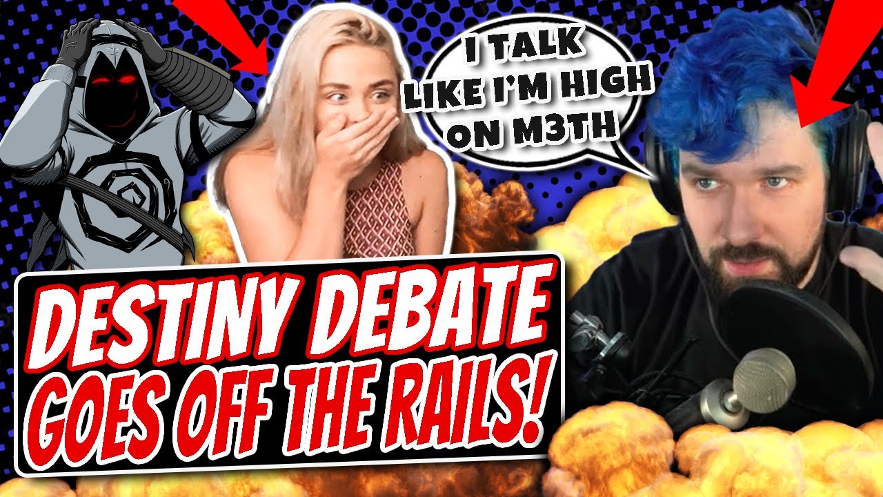 Woke Streamer Destiny GOES OFF THE RAILS | Creator MELTS DOWN As Debate ...