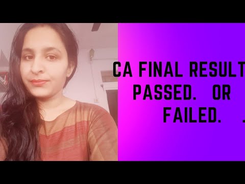 update about my ca final result nov 22 # ca final result # passed or ...