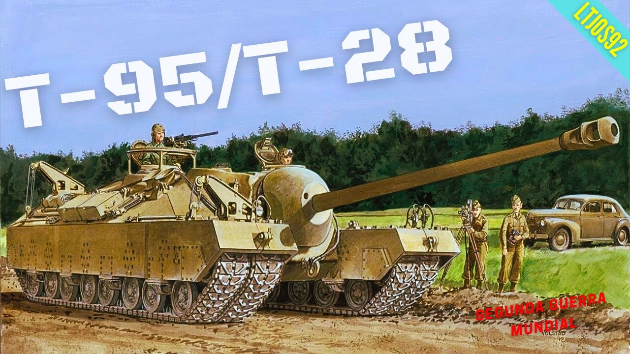 Carro de combate superpesado T-95/T-28 - YouTube