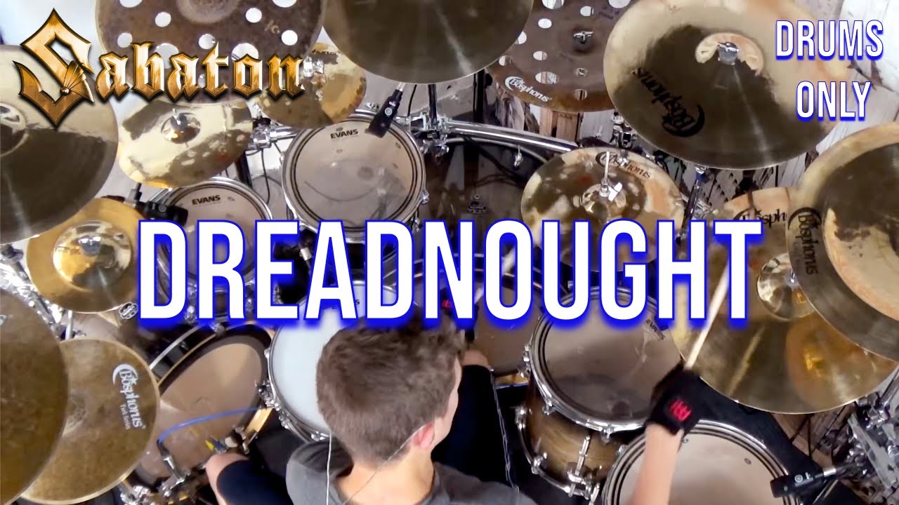Sabaton - Dreadnought - Drums Only - YouTube