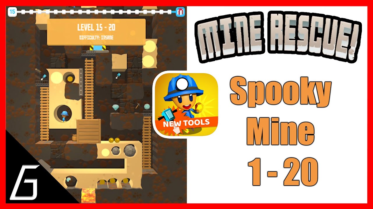 Mine Rescue | Gameplay Level 15 | Spooky Mine Solution - YouTube