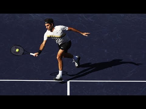 Roger Federer HOTSHOT Indian Wells 2018