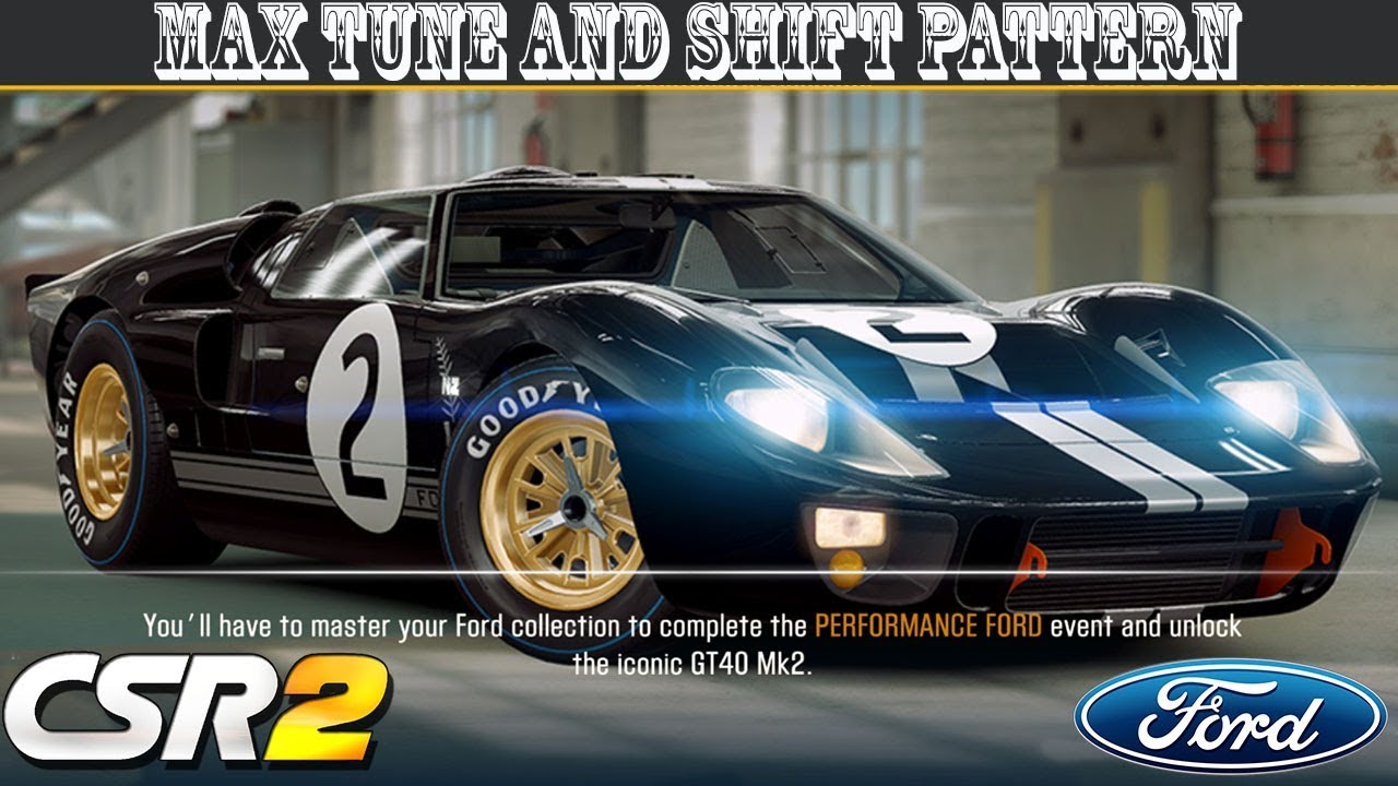 Ford Gt40 Mk2: All Stage 5 And Stage 6 Maxed Times And Shift Patterns ...